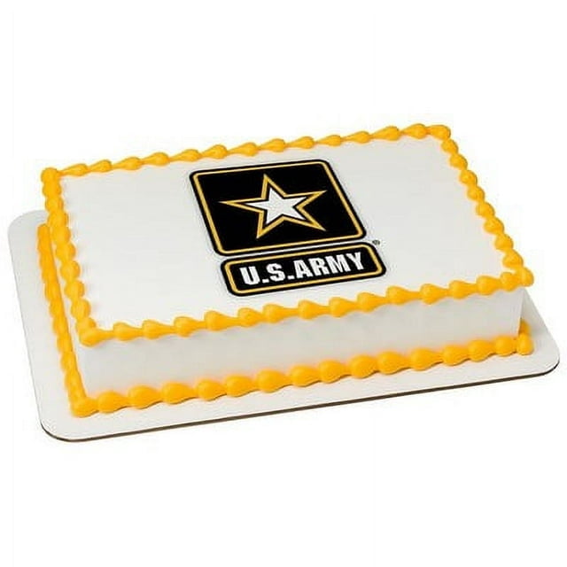 6" Round Pre-Cut US Army Birthday Party Edible Image Cake Topper By ...