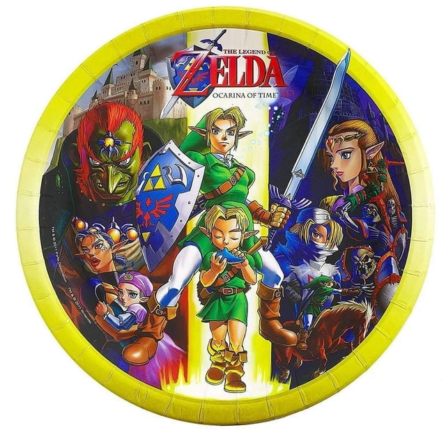 6" Round The Legend of Zelda Ocarina of Time Birthday Edible Image Cake ...