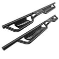 6" Round Tube Side Steps. 650 LBS Capacity Carbon Steel Nerf Bars for ...