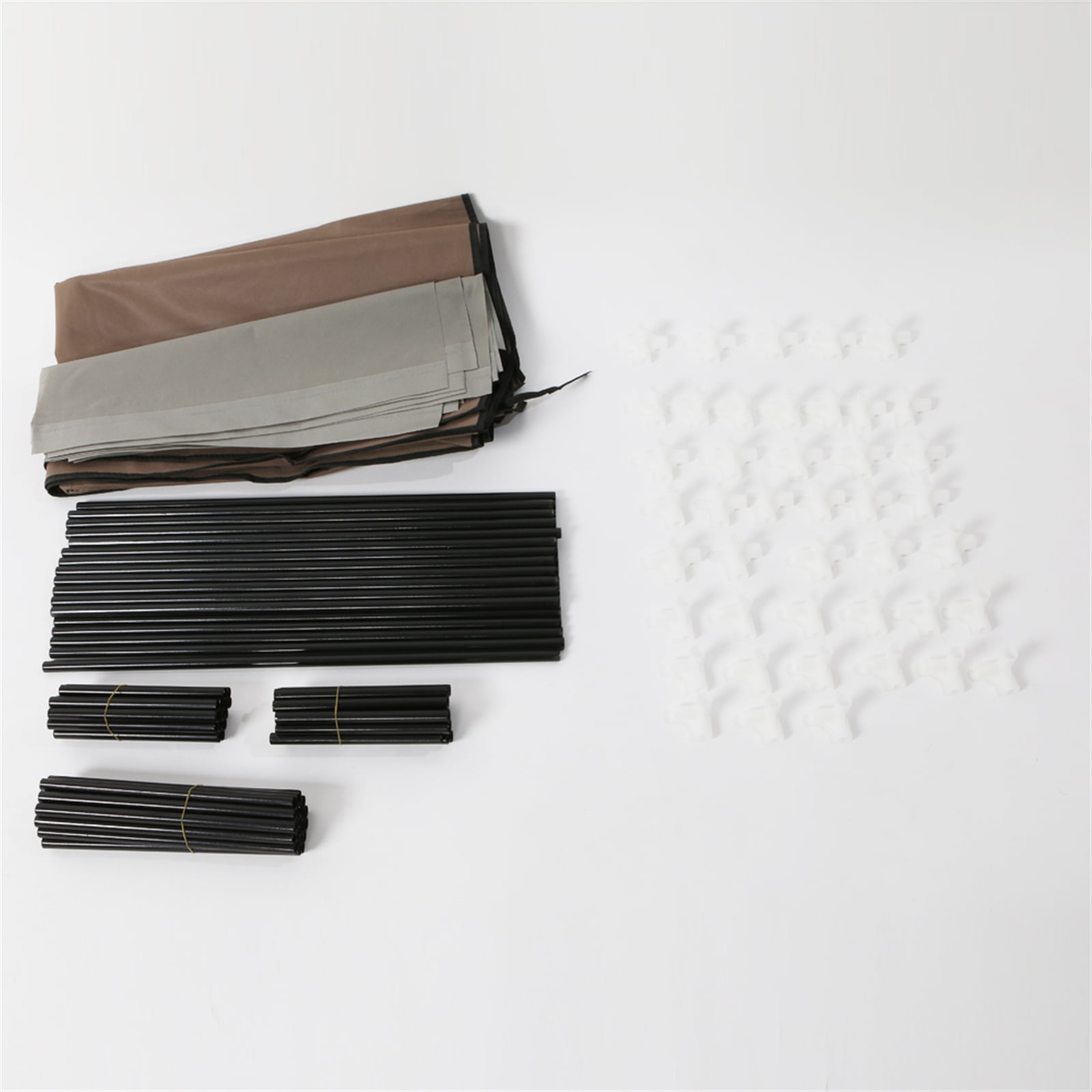 6-Row 2-Line 12 Lattices Shoe Rack Coffee Non-woven Fabric Durable Shoe ...