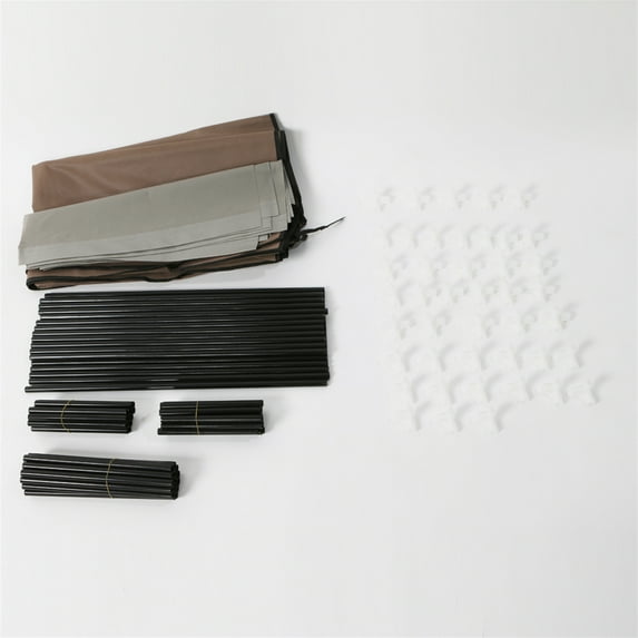 6-Row 2-Line 12 Lattices Shoe Rack Coffee Non-woven Fabric Durable Shoe ...