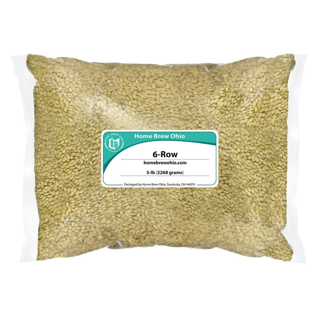 6 Row Malt For Homebrewing Whole Grain - 5 LB - Walmart.com