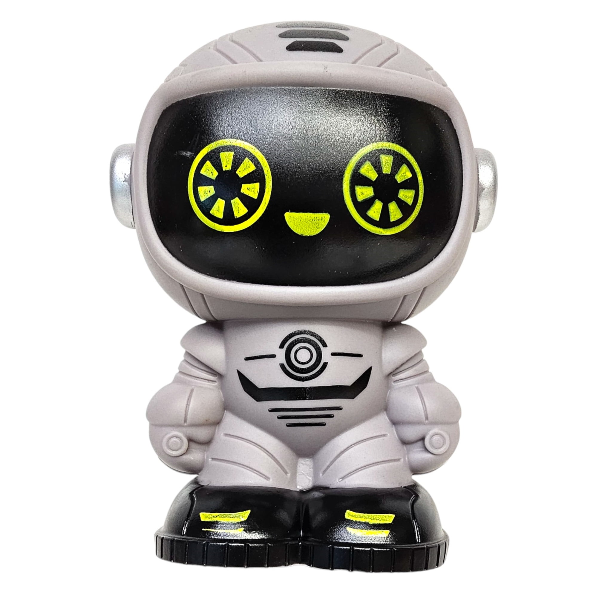 6" Rubber Robot (Beige) Fun Robot Figures and Playtime Companions ...