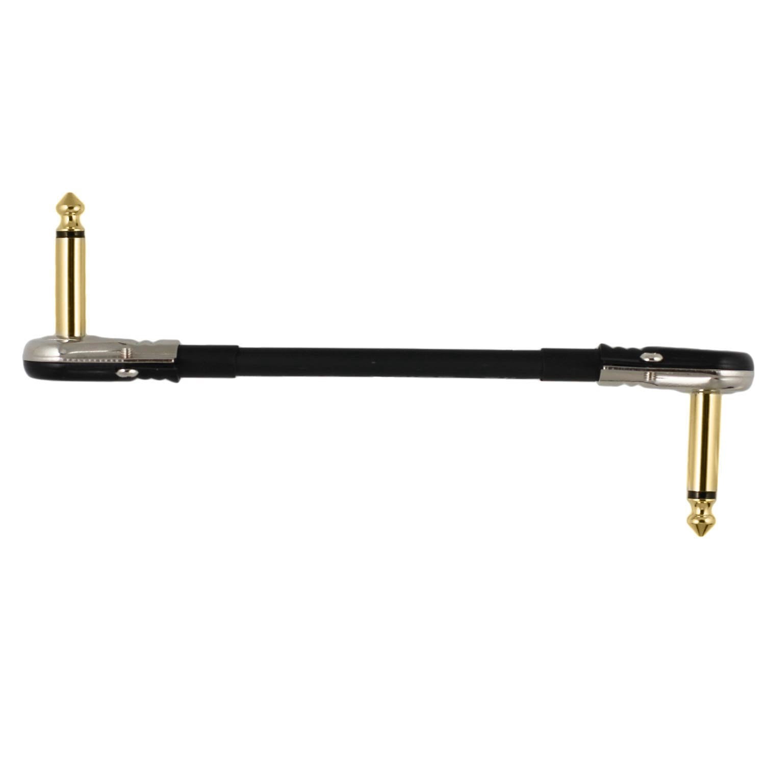 6" S-Shape Castline Gold Mogami 2524 Guitar Pedal Board Patch Cable TS ...