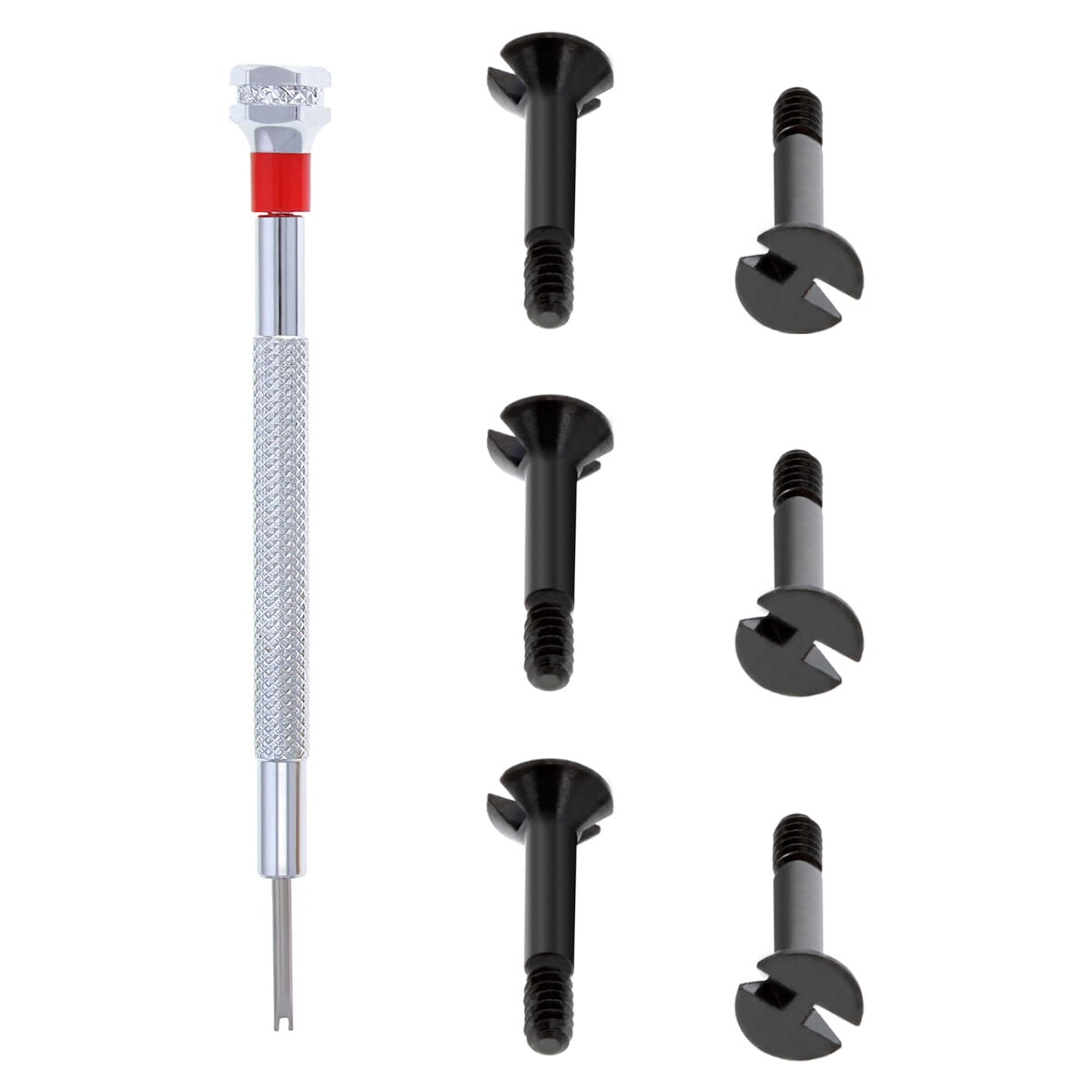 6 SCREW H FOR HUBLOT BIG BANG 44-45MM RUBBER STRAP BAND + SCREWDRIVER ...