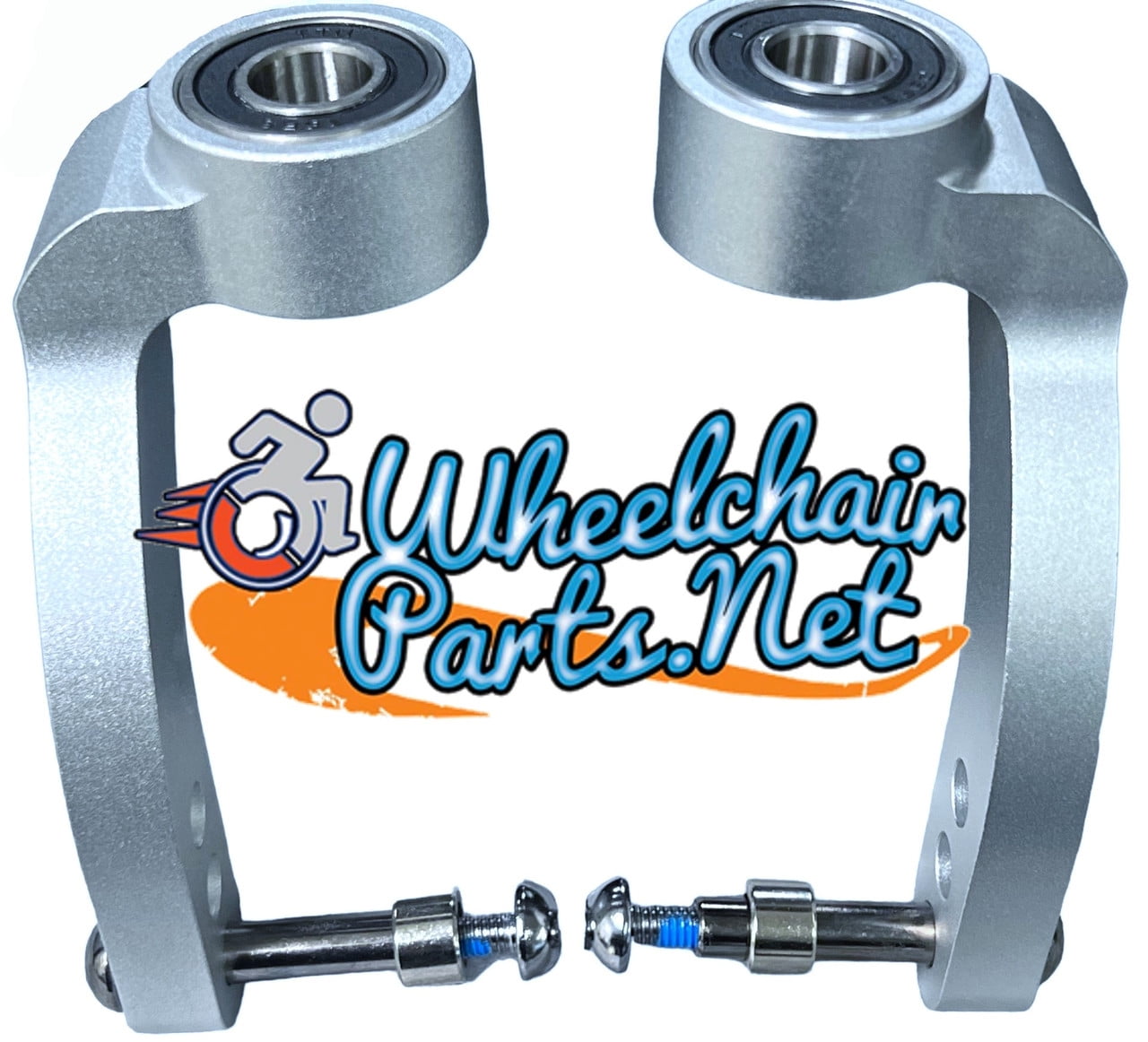 6" SINGLE SIDED Aluminum Caster Fork. Fits 3", 4", 5" and 6" Wheels ...