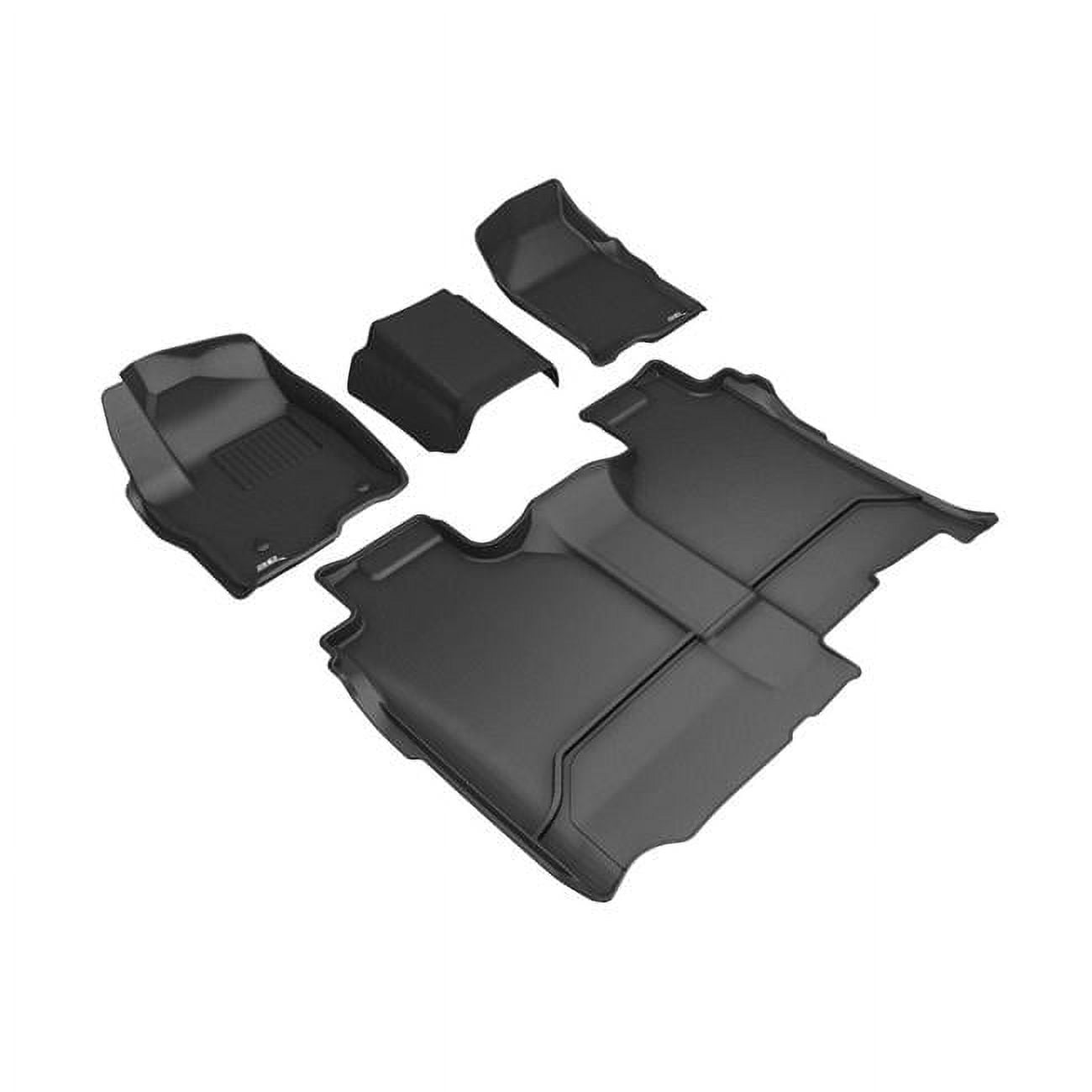 6-Seat Custom-Fit Floor Mat for 2019-2021 GMC Sierra 1500 & Chevrolet ...