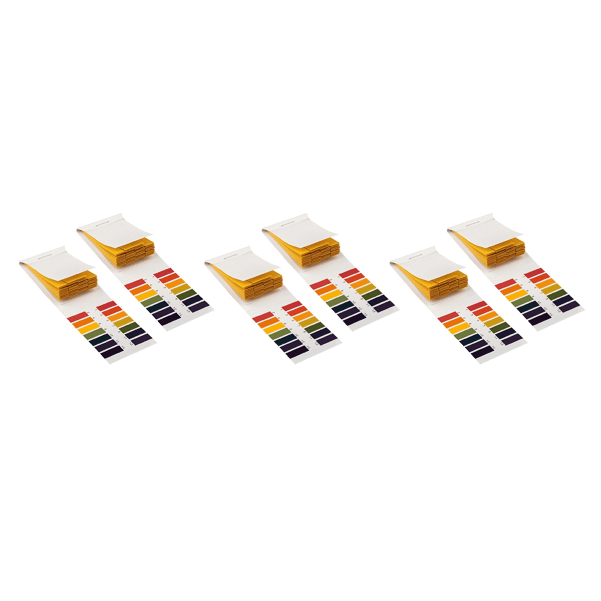 6 Set 160 Strips 1-14 PH Litmus Paper Ph Test Water Cosmetics Soil with ...