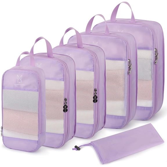 6 Set Compression Packing Cubes for Travel,Packing Cubes for Suitcase ...