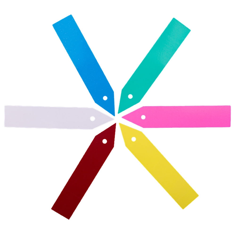 6 Set Perforated Plant Marker Name Tags with Hole Garden Signs ...