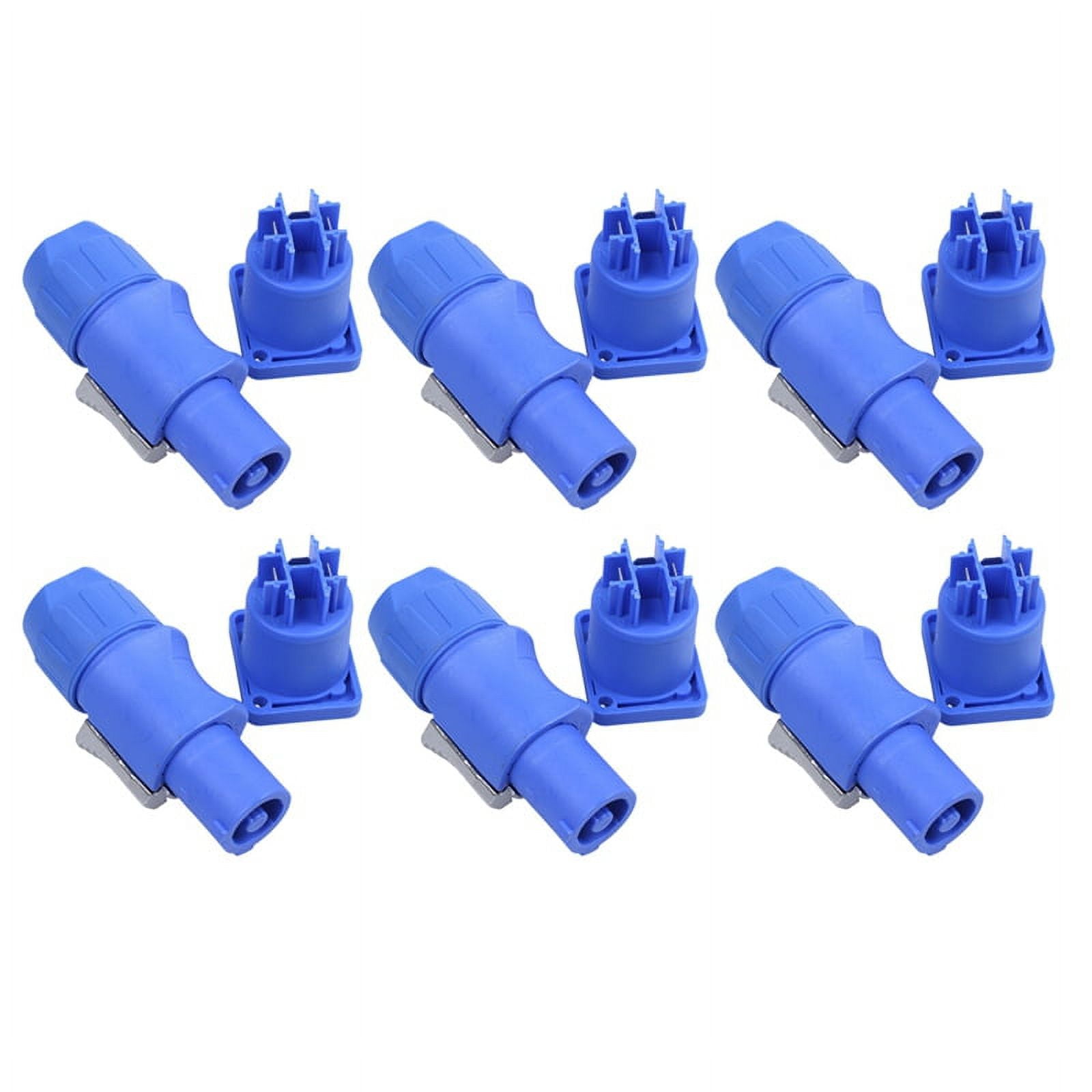 6 Set PowerCON Type A NAC3FCA+NAC3MPA-1 Chassis Plug Panel Connector ...