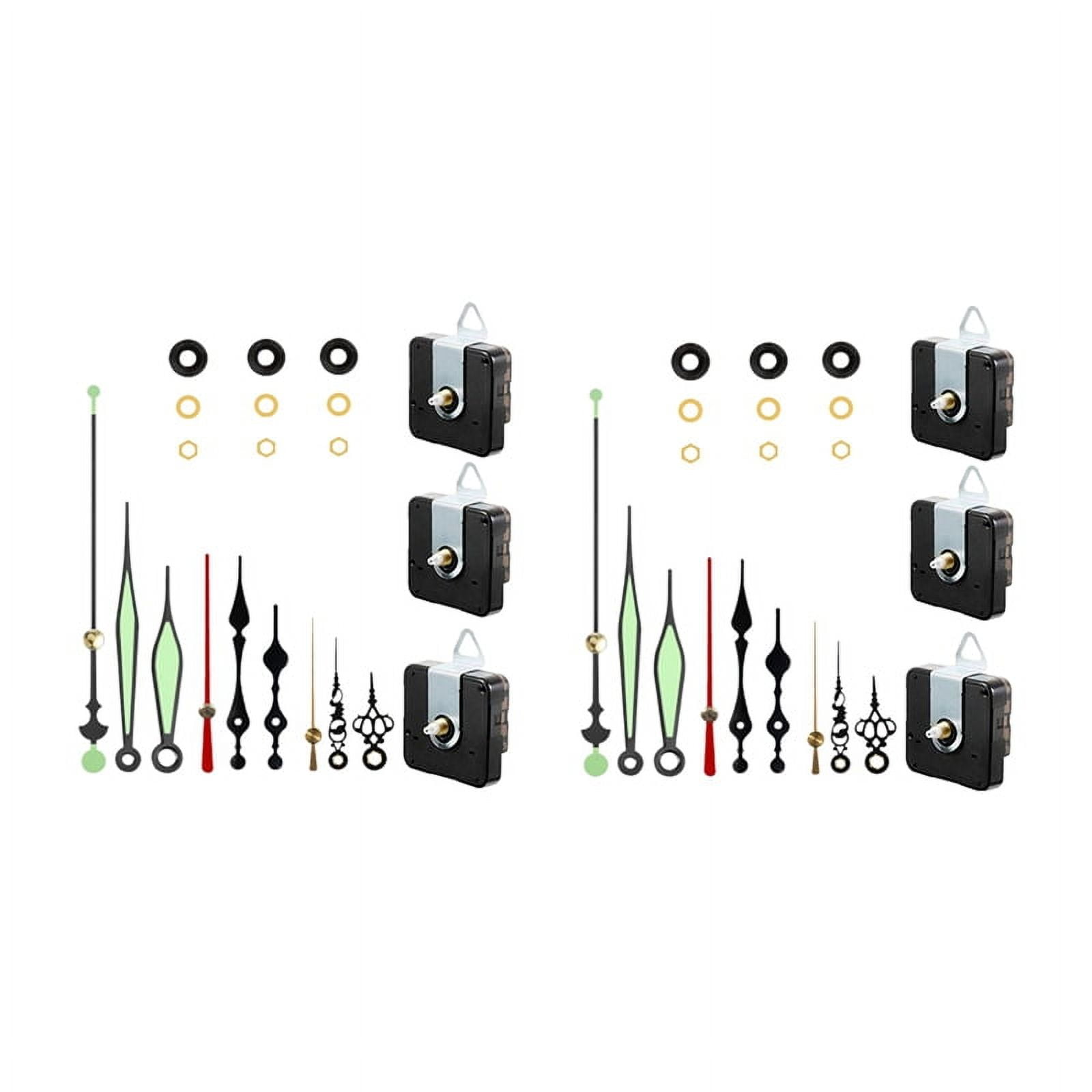 6 Set Quartz Clock Movement Hands Kits Contains Luminous Hands for ...