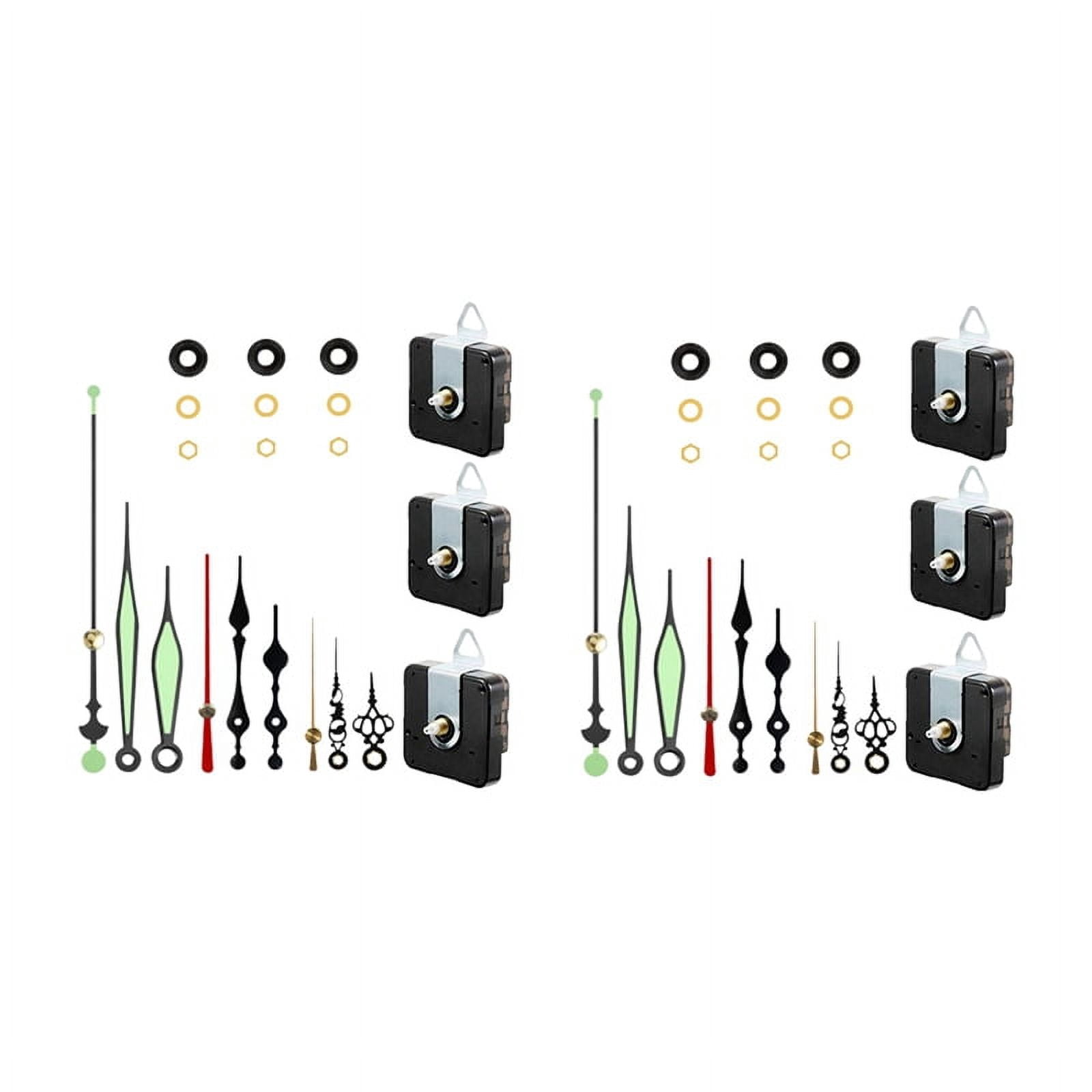 6 Set Quartz Clock Movement Hands Kits Contains Luminous Hands for ...