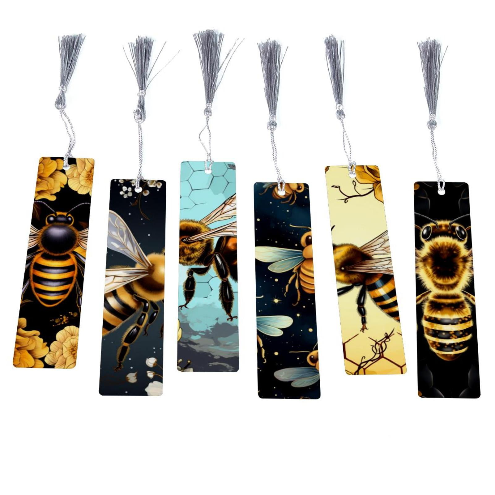 6 Set of Starry Bee Metal Bookmarks - Stylish and Practical Book ...