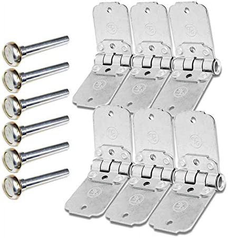 6 Set x Transglobal Mild Steel Roll Up End Hinge (Metallic)+Steel ...
