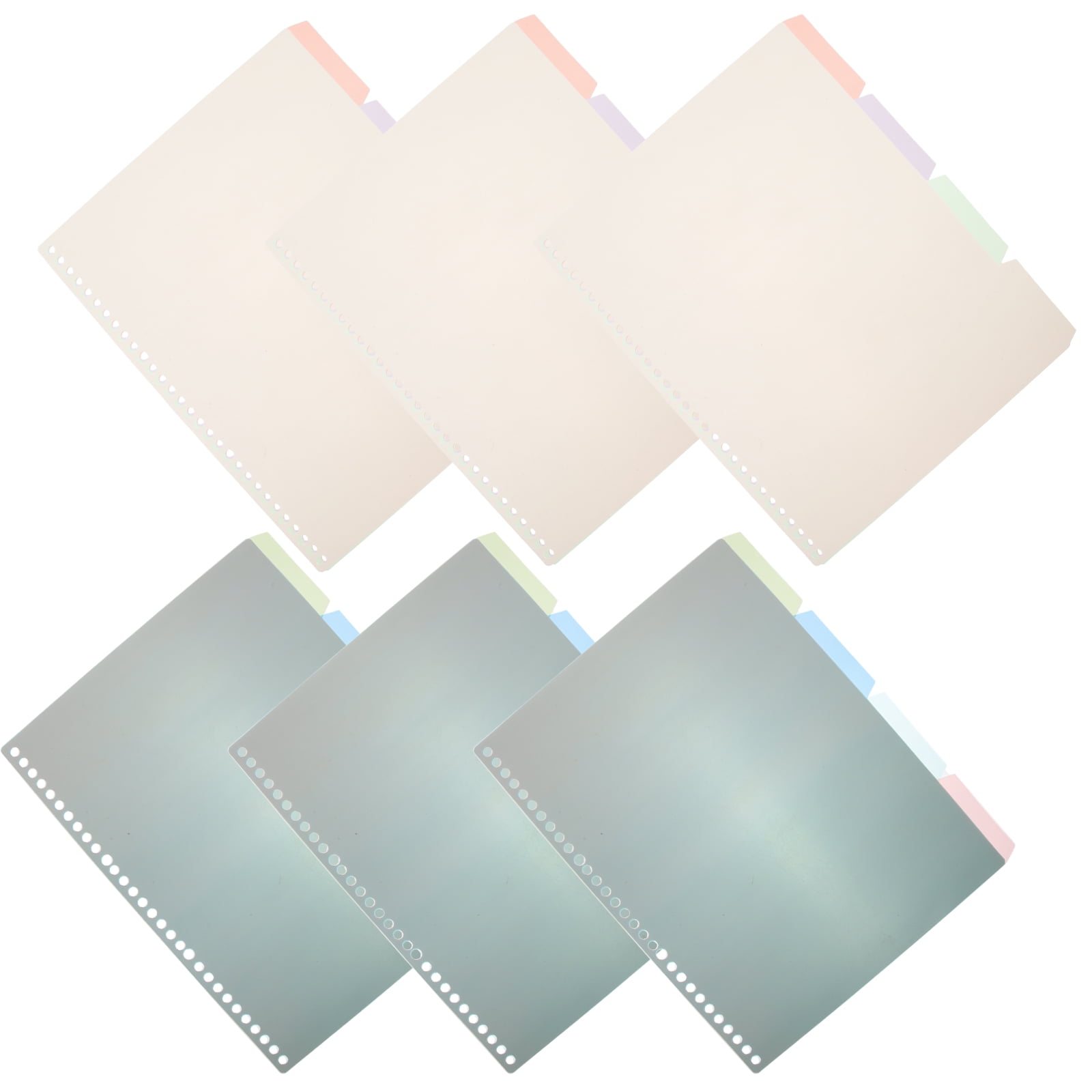 6 Sets A4 Separator Page Dividers Classification Tabs Maquillarse ...