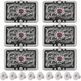 6 Sets Alloy Decorative Rivets with Imitation Turquoise Iron Screw for ...