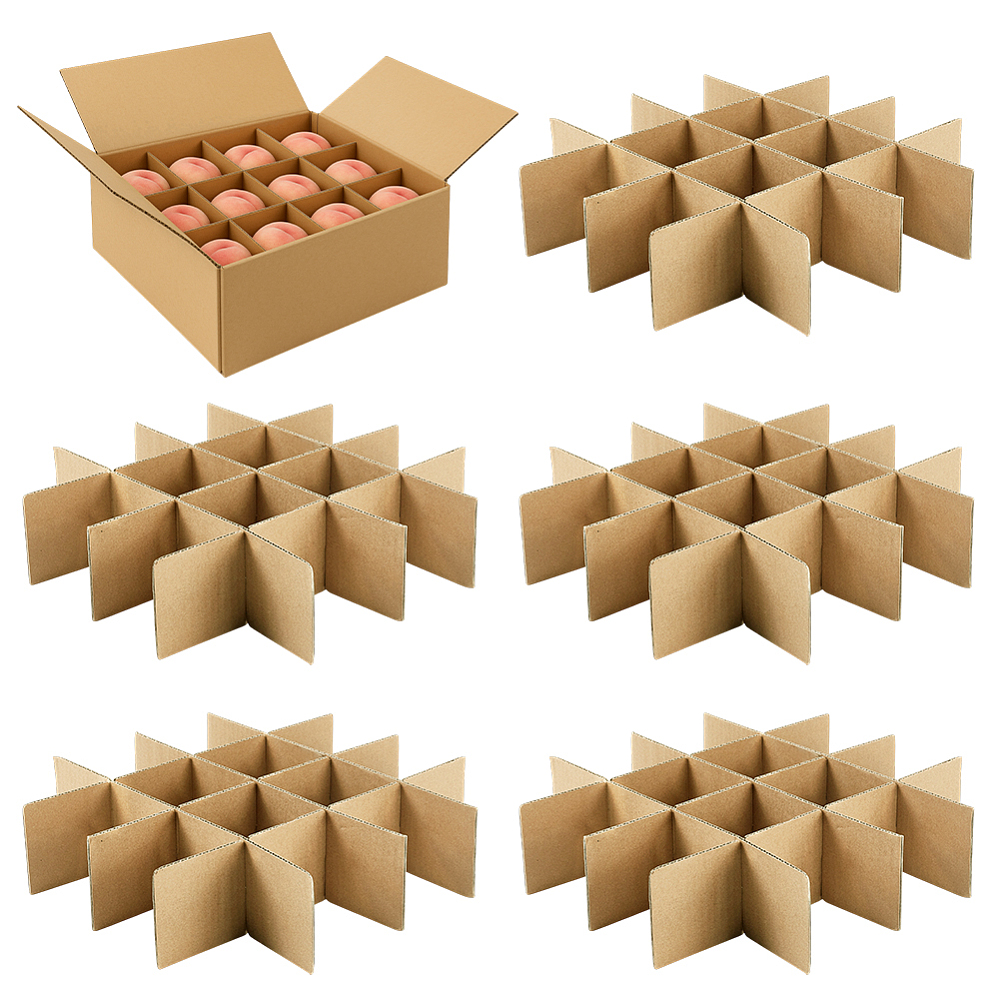 6 Sets Box Cardboard Divider Sheets 3x13 inch Divider Tray Corrugated ...