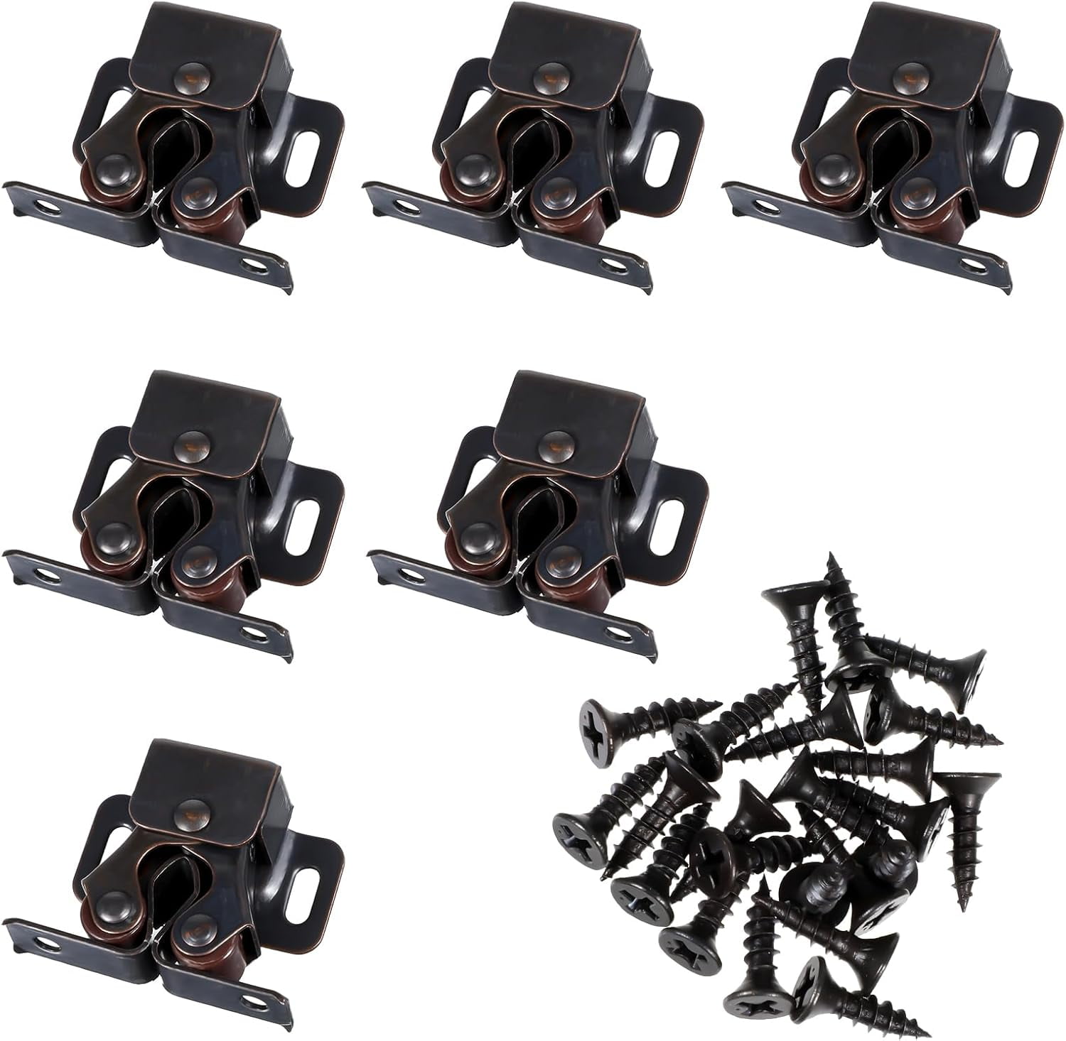 6 Sets Cabinet Latch Cabinet Door Latch Cabinet Latches and Catches ...