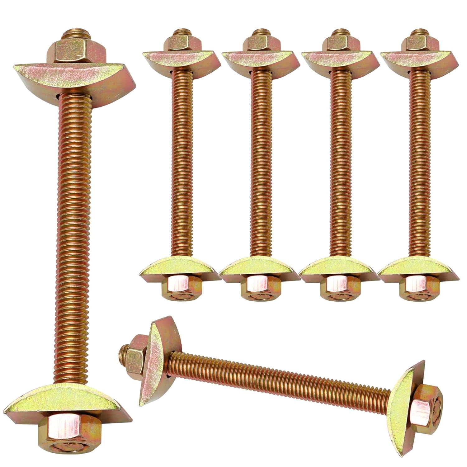 6 Sets Countertop Connector Bolts, M8x100mm Joint Fasteners Furniture ...
