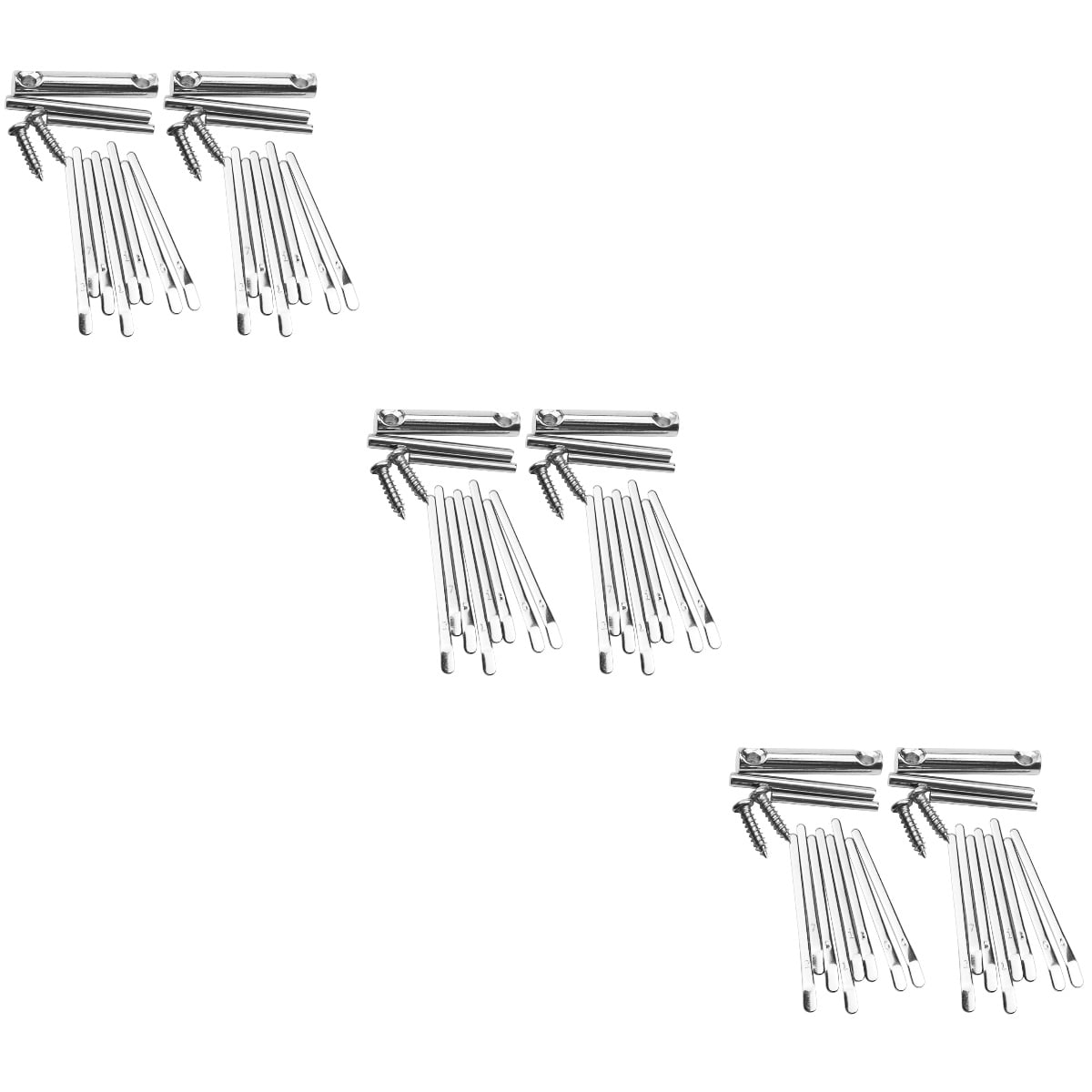 6 Sets DIY Kalimba 8-Keys Thumb Piano Musical Instrument for Beginner ...