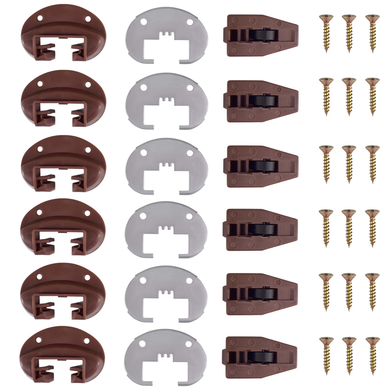 6 Sets Drawer Guide Kit, Enhanced Commercial Slide Style Drawers ...