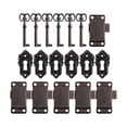 6 Sets Drawer Locks with Keys Antique Cabinet Locks Wardrobe Furniture ...