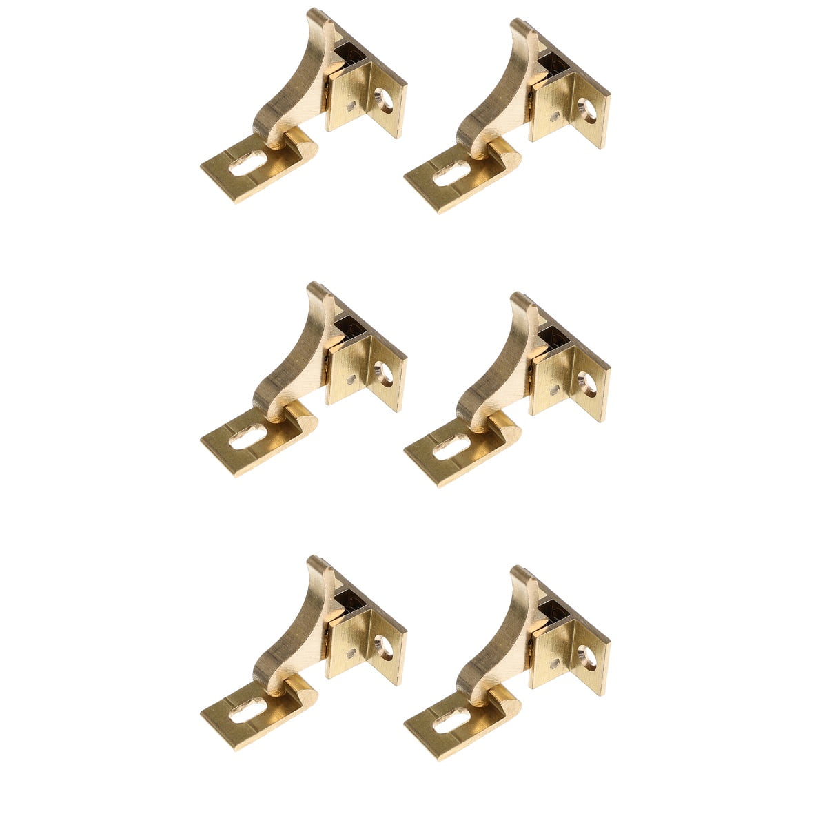 6 Sets Elbow Door Latches Brass Window Doors Furniture Locks with ...