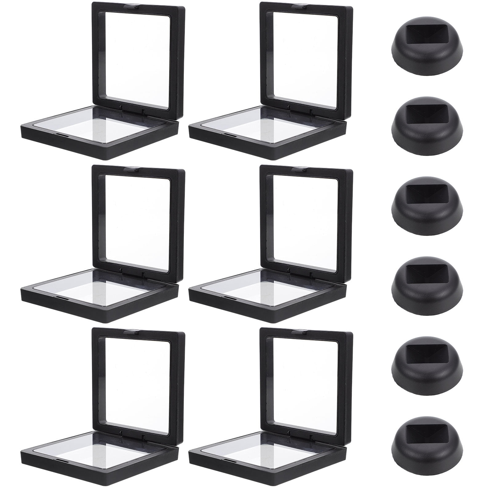 6 Sets Floating Jewelry Showing Stands Jewelry Storage Holders Jewelry ...