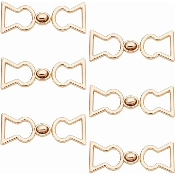 6 Sets Interlocking Metal Buckle 0.6 Inch Golden Quick Release Buckle ...