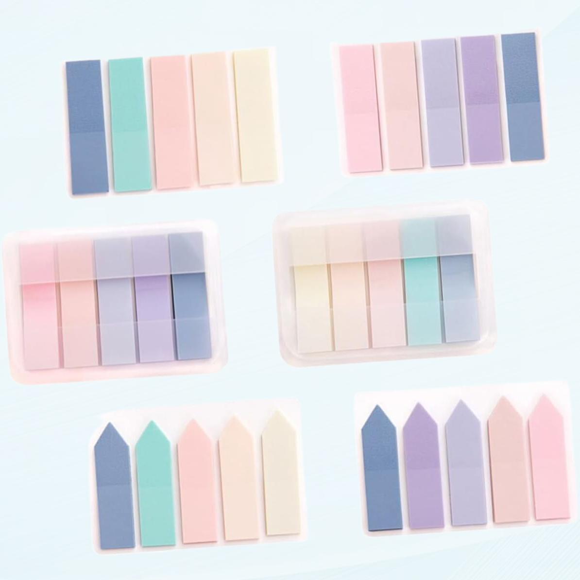 6 Sets Labels Books tag Sticky Annotation pad Page Marker Sticker ...