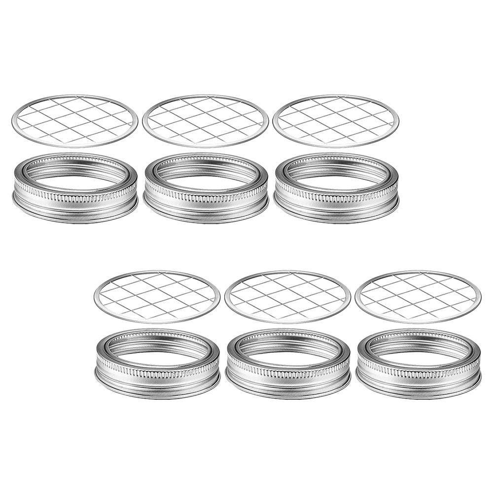 6 Sets Jar Flower Jar Lid Jar Lid Insert Canning Jars Lid Canning Jar ...