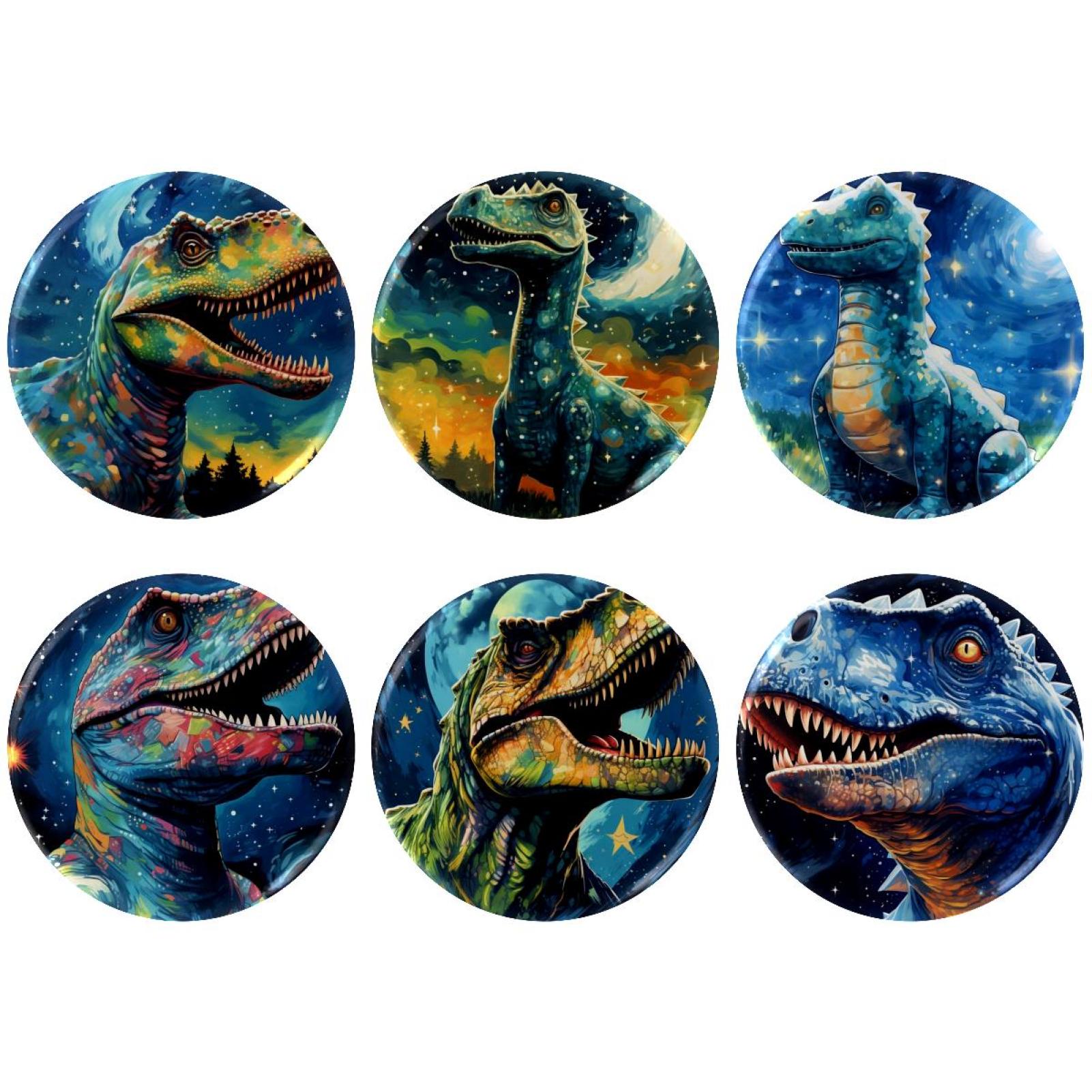 6 Sets Metal Pin-Back Button Badge for Badge Maker Machine Making Art ...