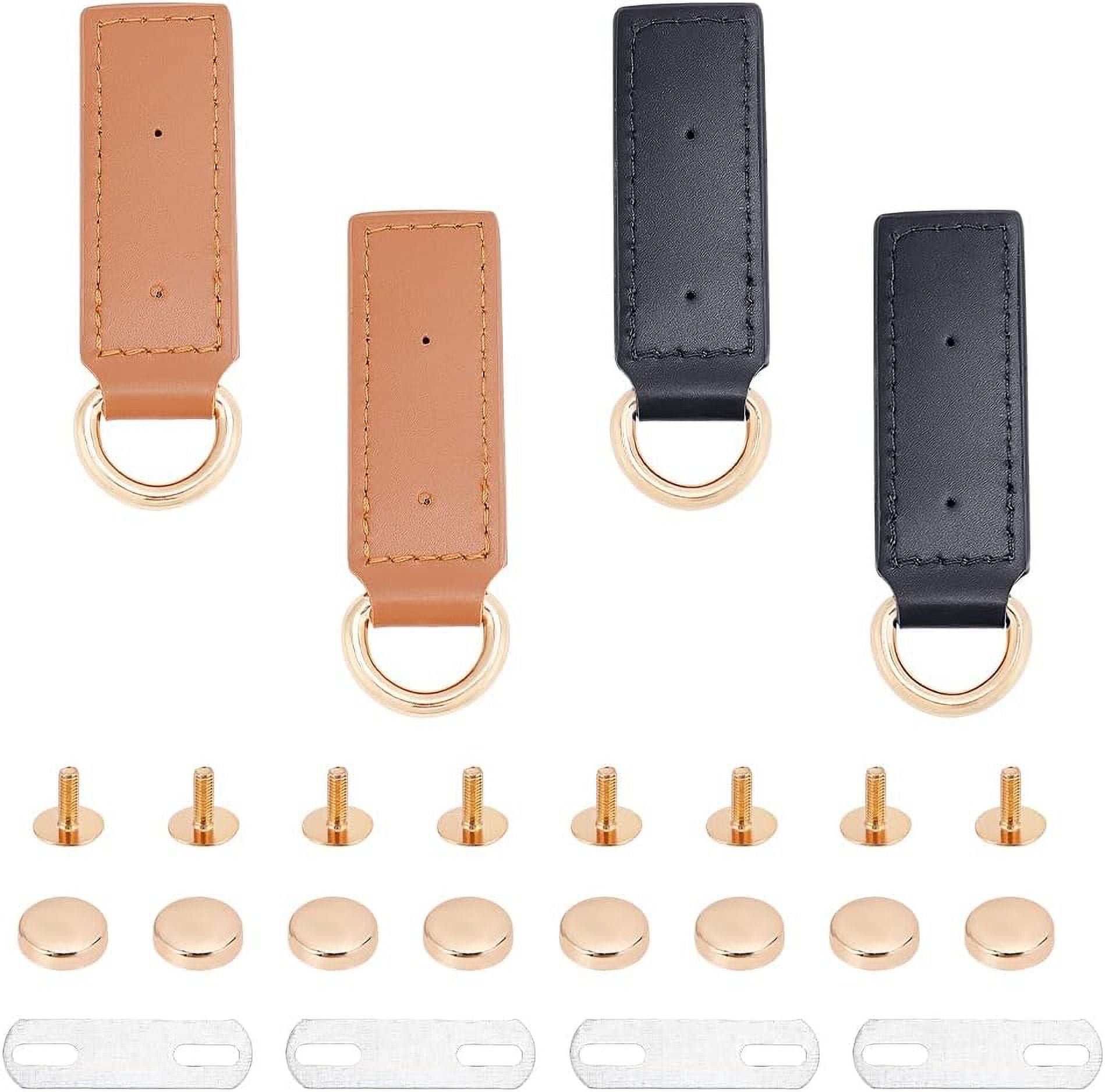 6 Sets Metal Side Bag Buckle 3 Colors Leather Purse Suspension Clasp ...