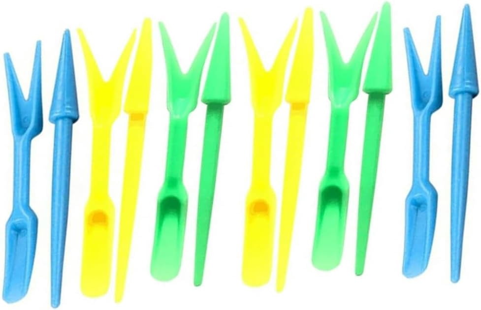 6 Sets Multicolor Planting Seedlings Dibber Widger Garden Tool Plastic ...