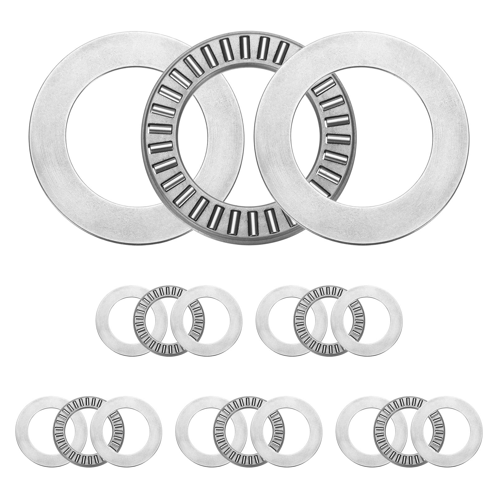 6 Sets NTA613+2TRA Thrust Needle Roller Bearings, 5/16 x 3/4 x 5/64 ...