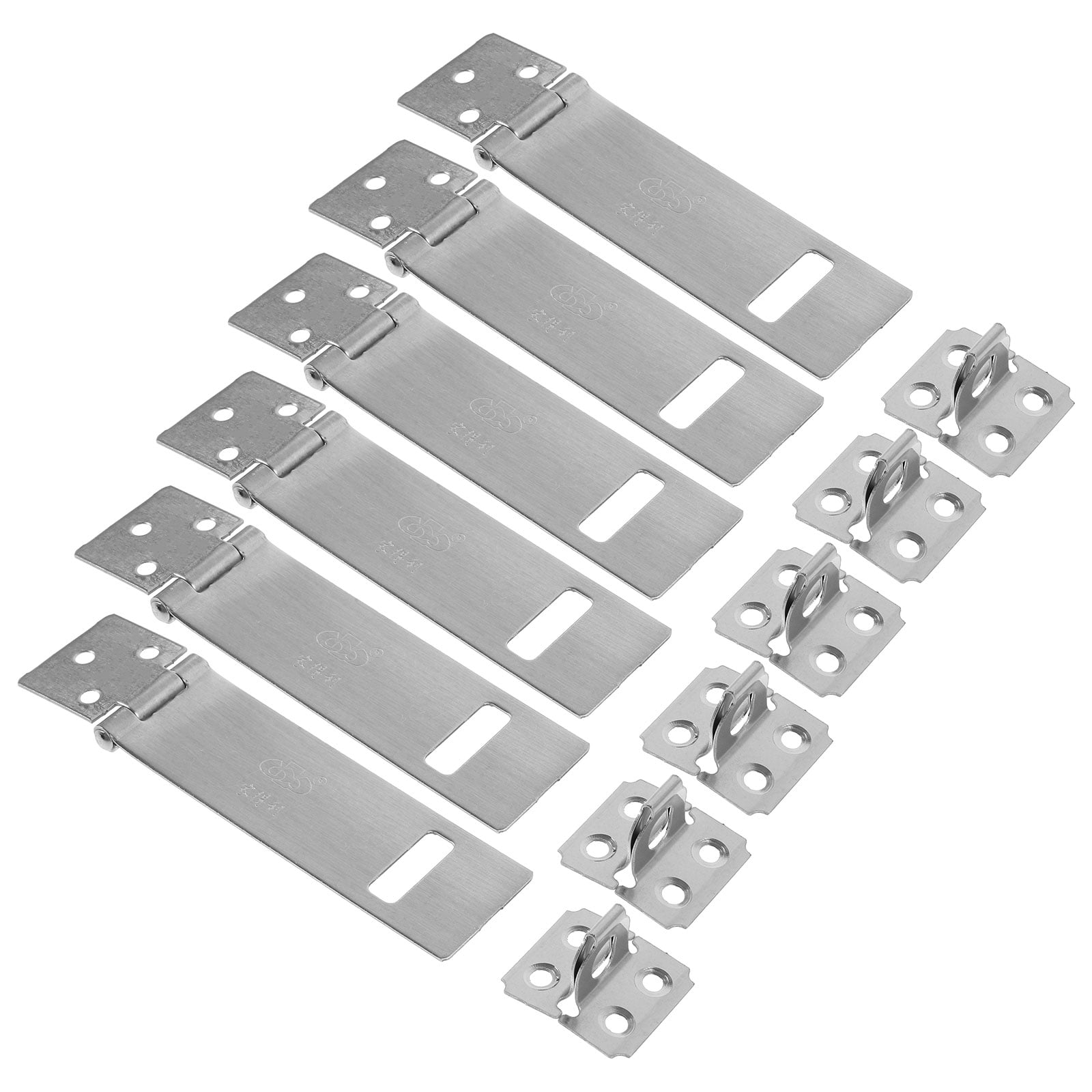 6 Sets Padlock Hasp Door Chain Lock Door Latches Hardware Latch for ...