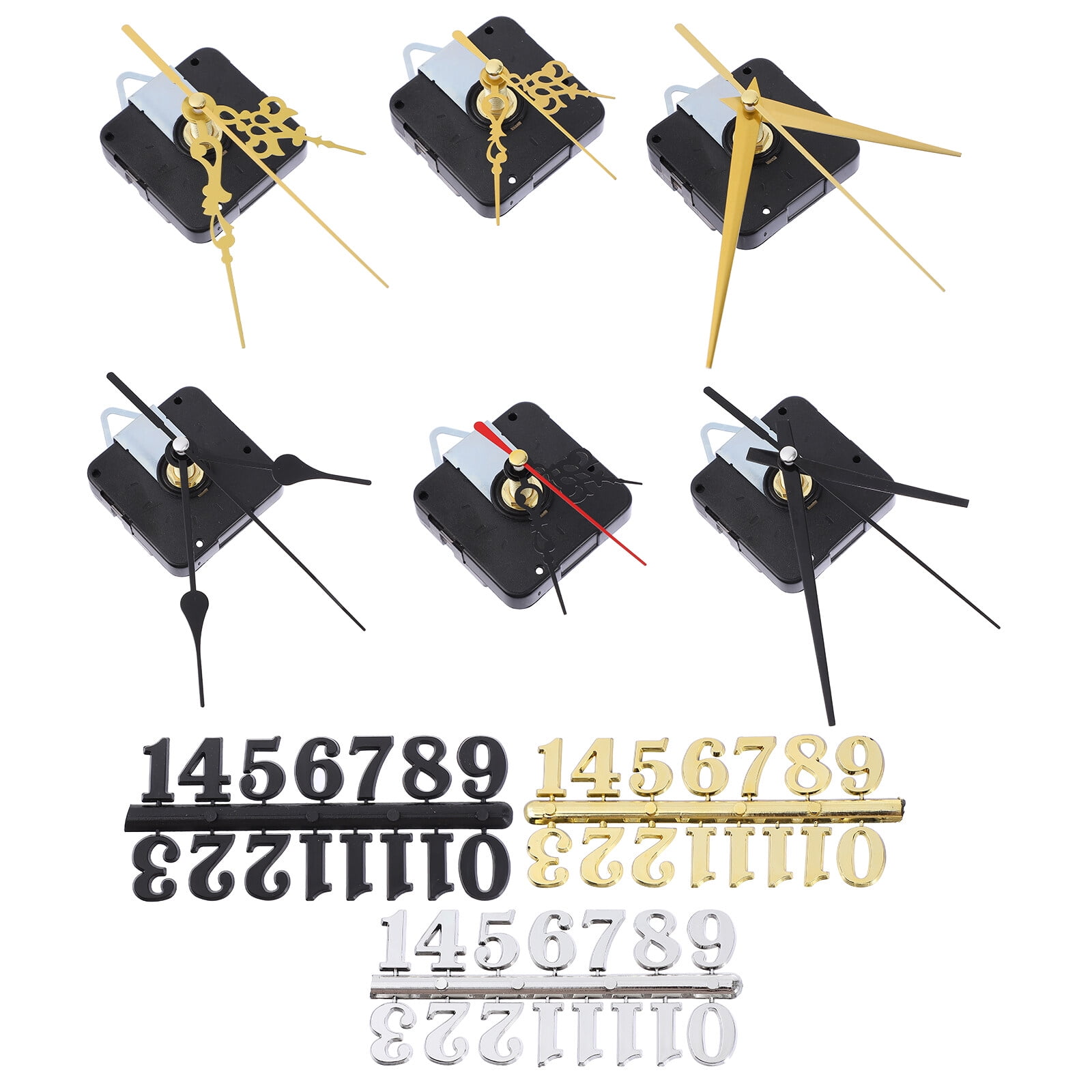 6 Sets Pendulum Clock Movement DIY Movement Kits Replacement W/ Chime ...