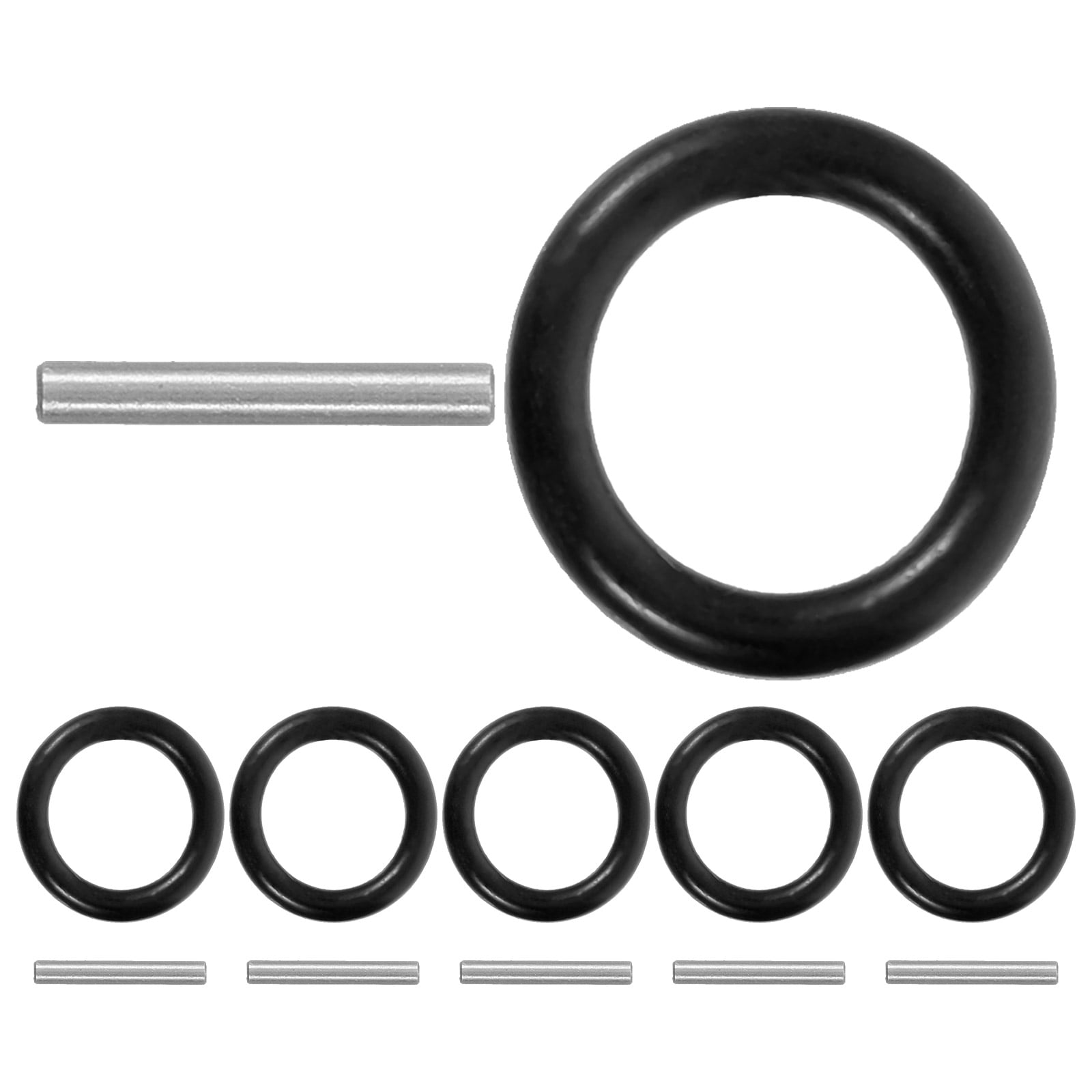 6 Sets Pin And Ring Electric Retaining Ring Clip Replacement Friction Ring Part