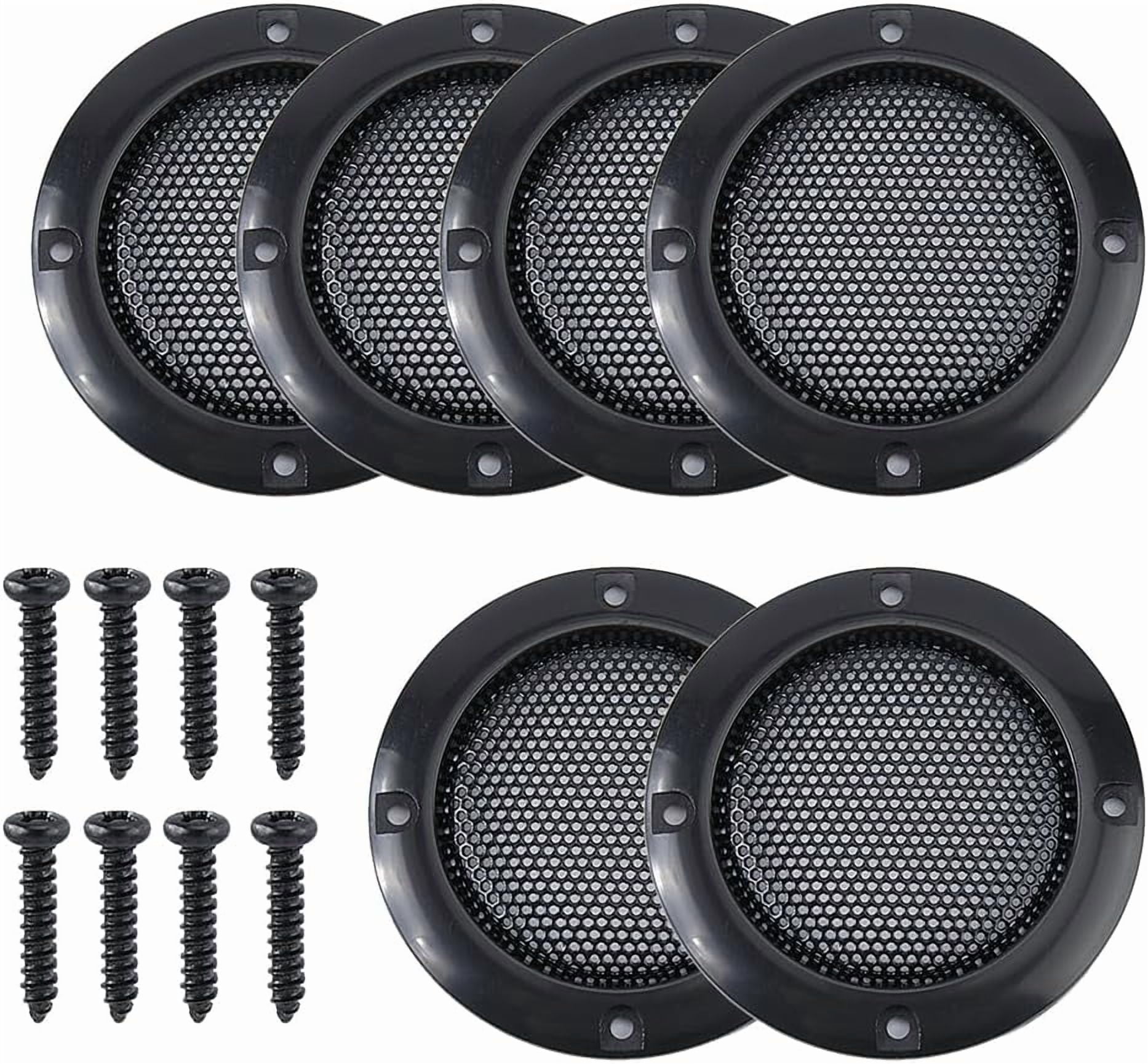 6 Sets Plastic Audio Speaker Cover Speaker Grill Covers with 24 Screws ...