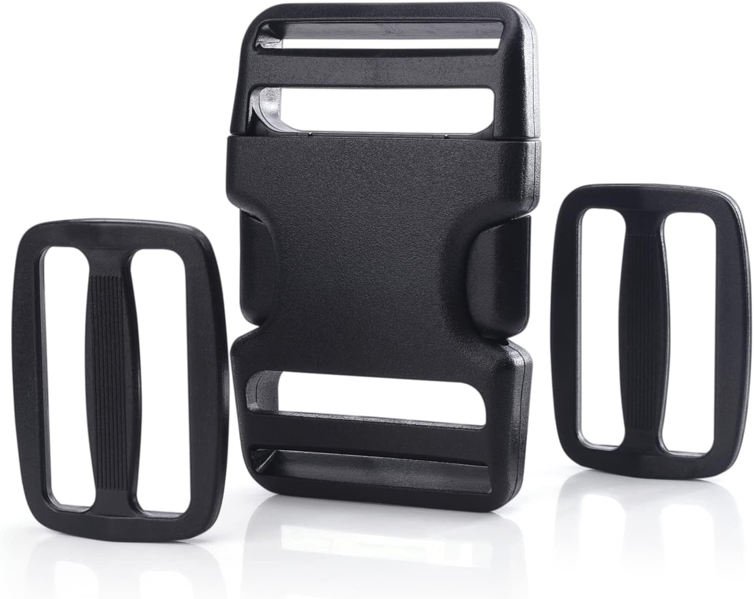 6 Sets Plastic Buckle for Strap, 1-1/2" Side Release Buckle Clip for ...