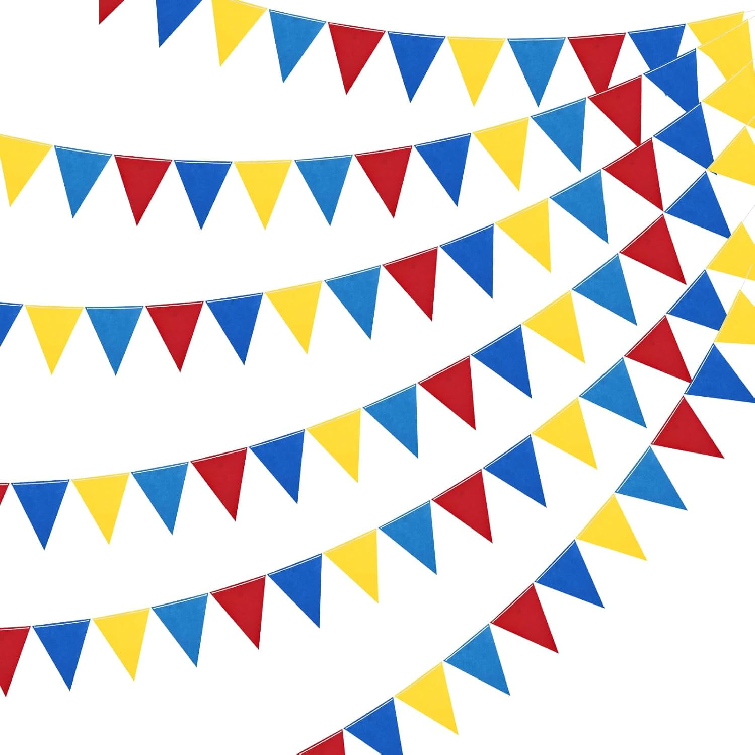 6 Sets Rainbow Flag Banner Garland Multicolor Flag String Pennant Bulk ...