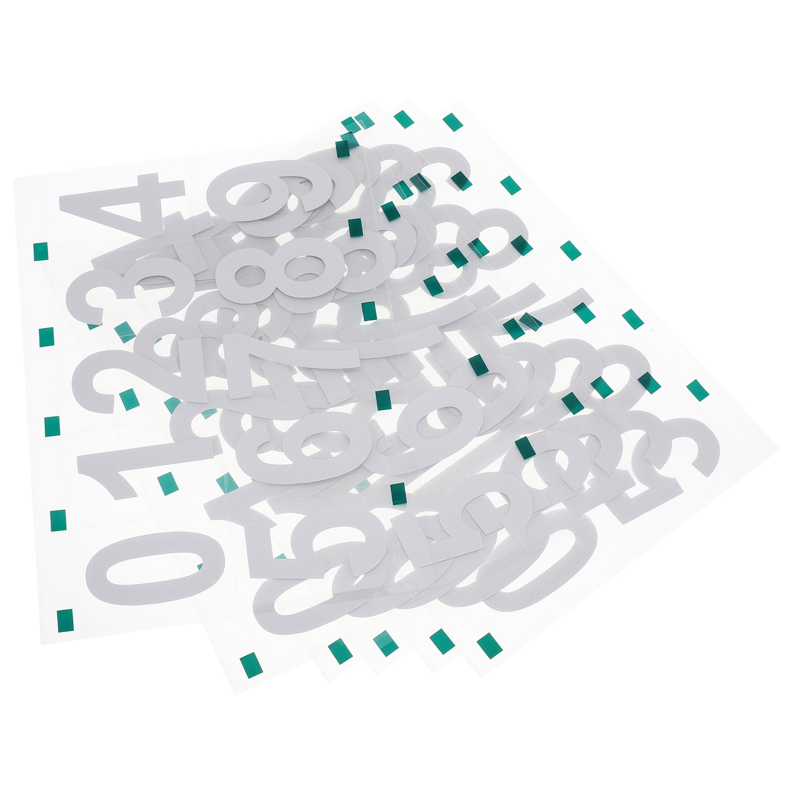 Masteelf Reflective Number Stickers for Mailbox Made of PVC Adhesive ...
