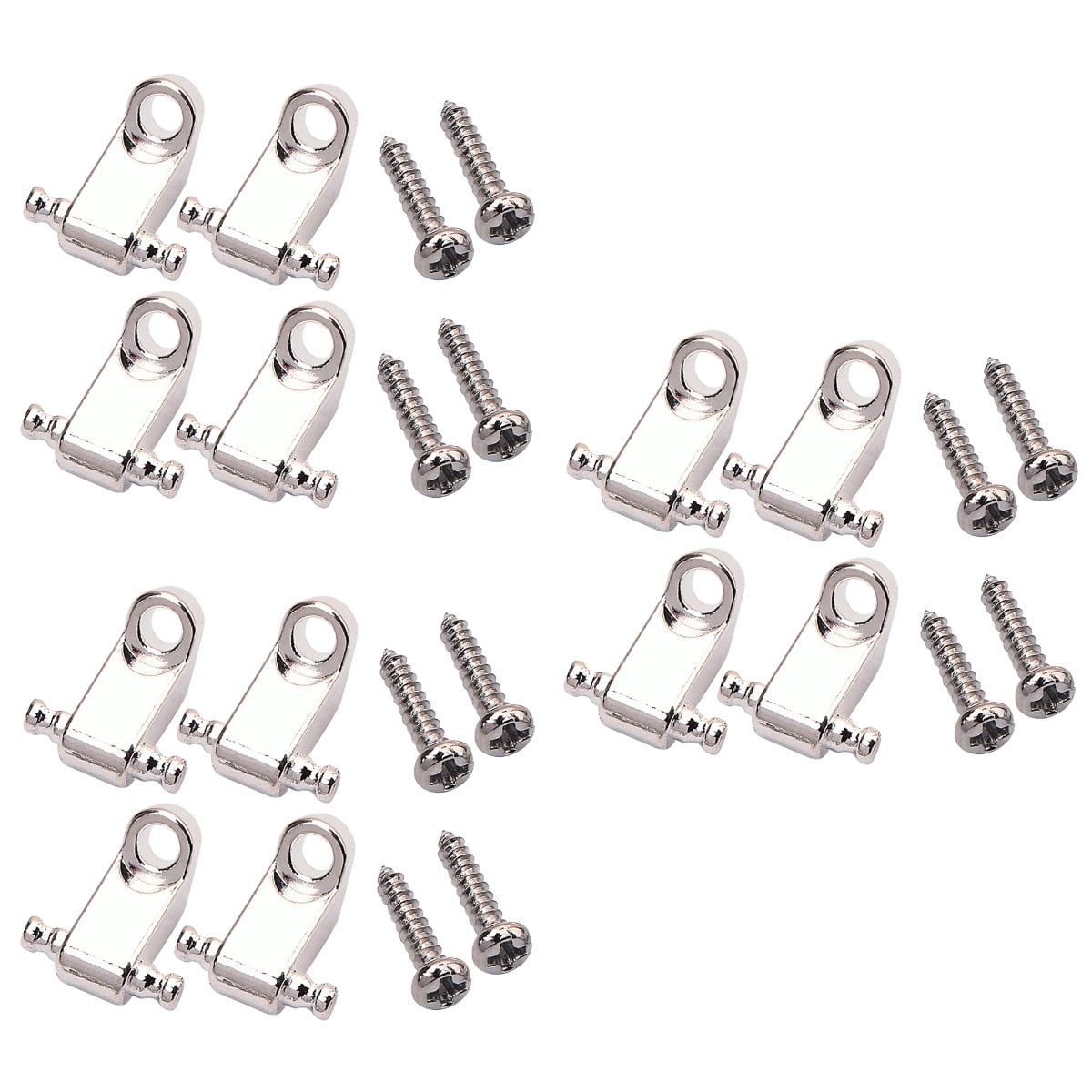 6 Sets Roller Style String Retainers Tree for Electric Guitar Mounting ...