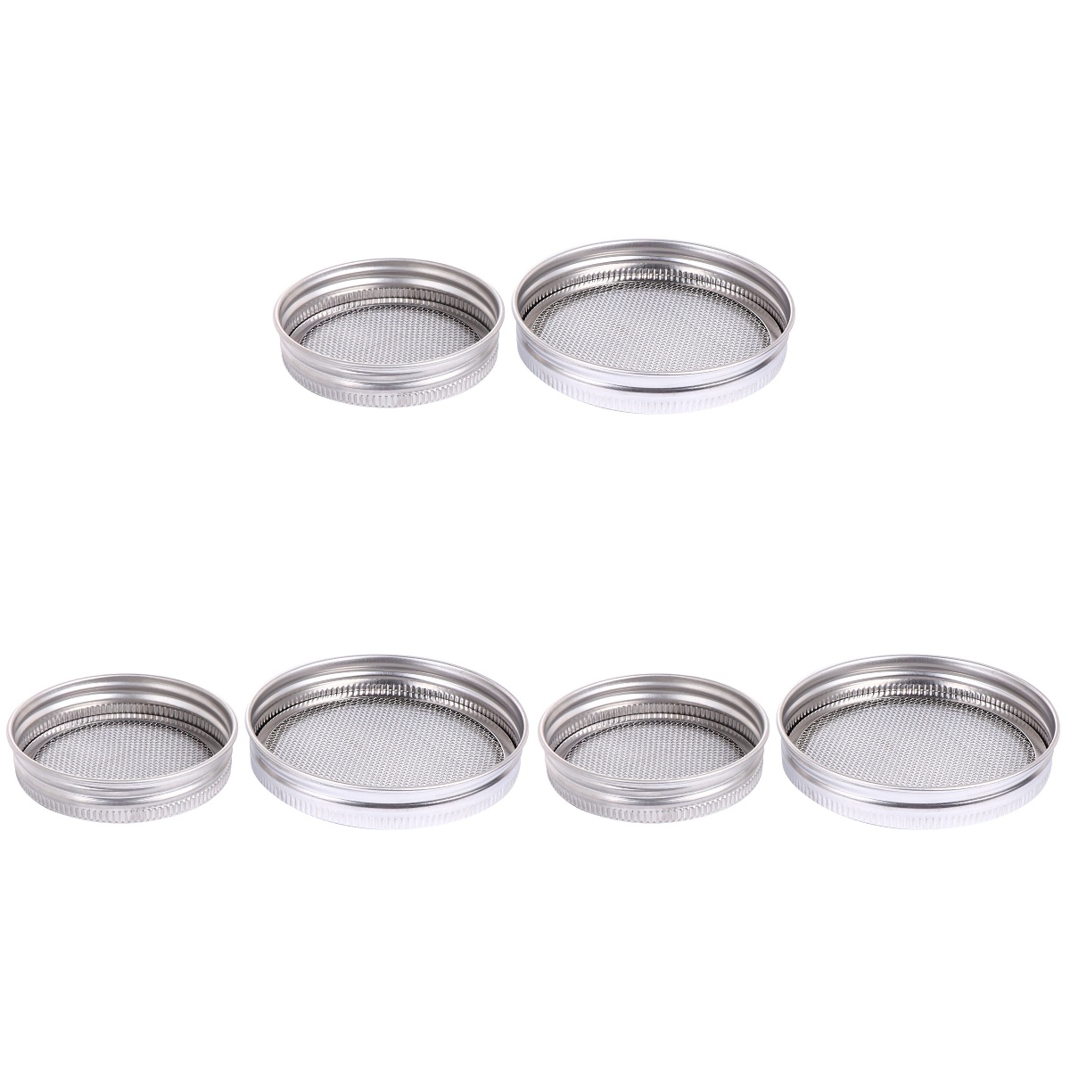 6 Sets Salad Mason Jars Lids Sprouting Can Lids Sprouting Tray Bean ...