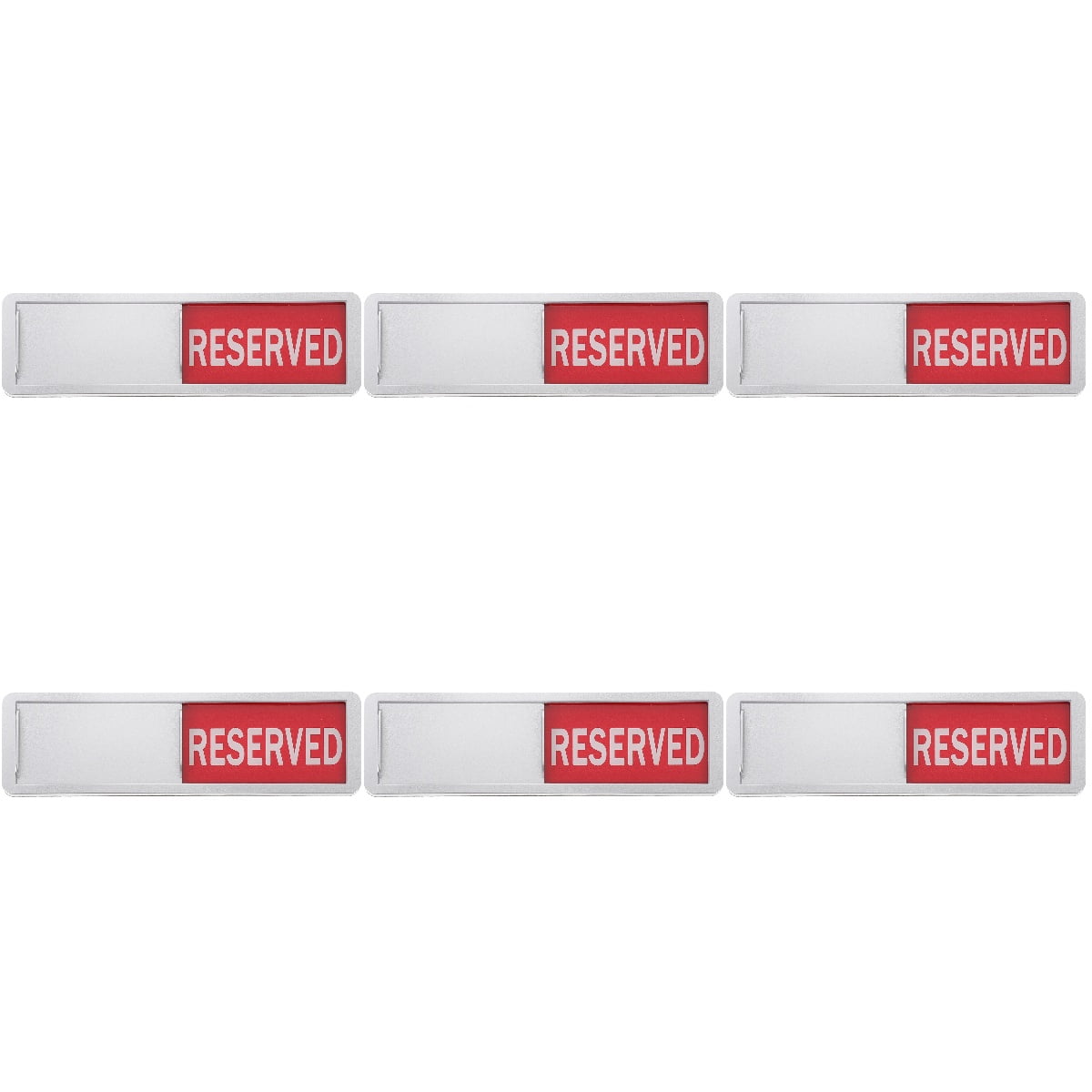 6 Sets Sign Available Reserved Meeting Room Conference Sliding Door ...