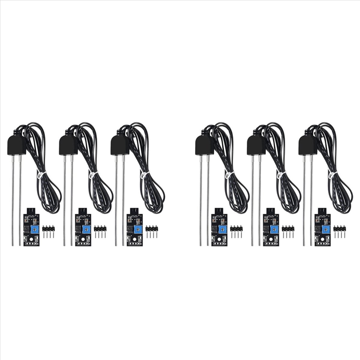 6 Sets Soil Moisture Sensor, with Probe, Module Digital Analog Signal ...