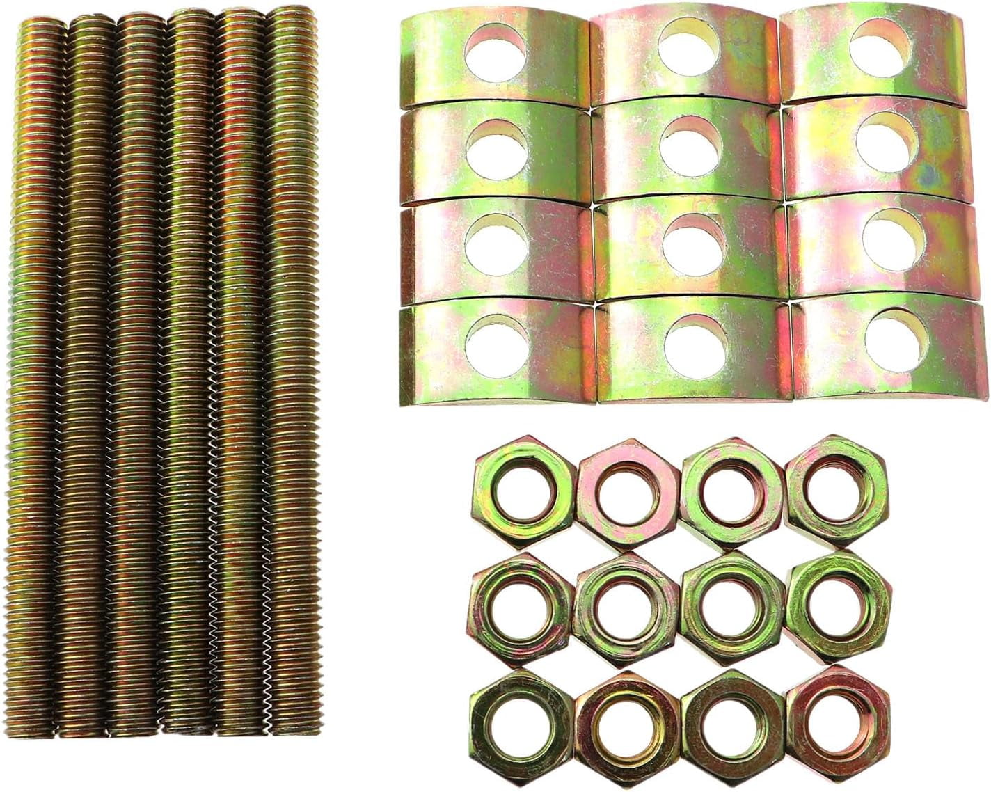 6 Sets Solid Half Moon Three in One Connector Large Countertop ...