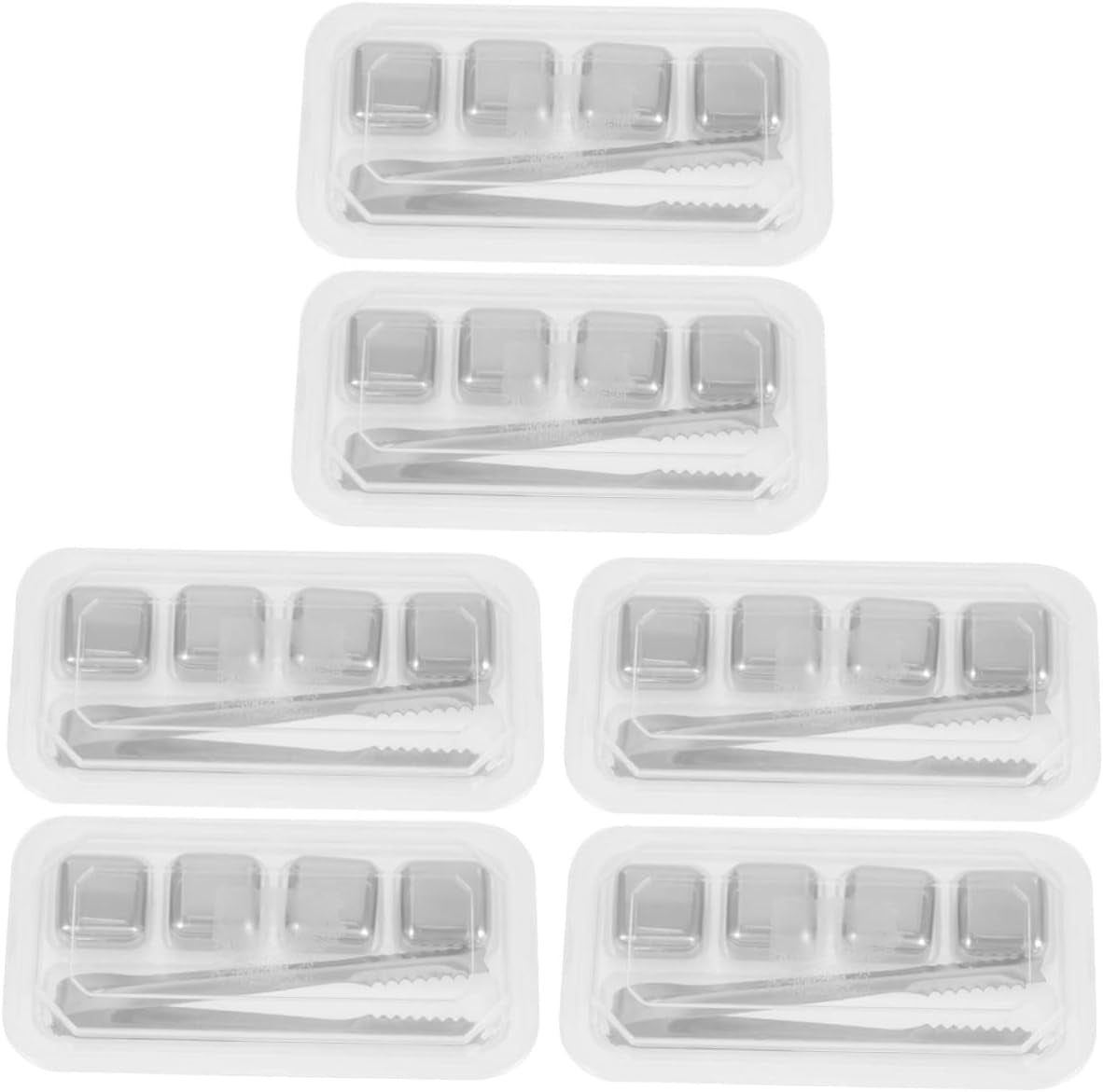 6 Sets Sphere for Cooling Whiskey Vodka Steel Wine Chilling Stainless ...