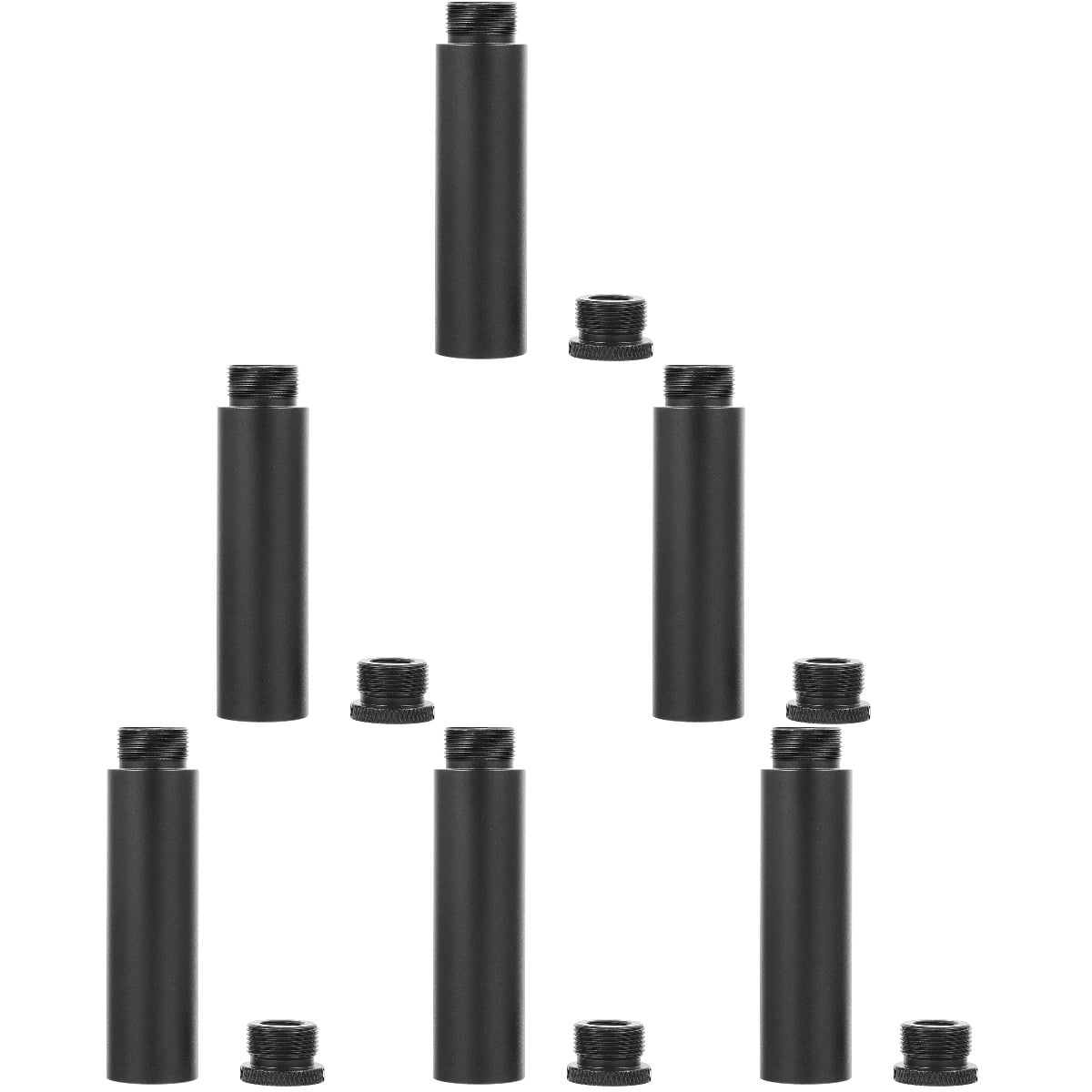 6 Sets Stands Mic Boom Arm Microphone Extension Tube Substitution ...
